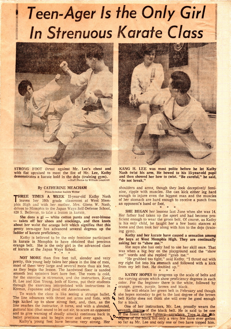 Karate, an Art and a Method of Self-Defense, Article by Nenad Downing ...